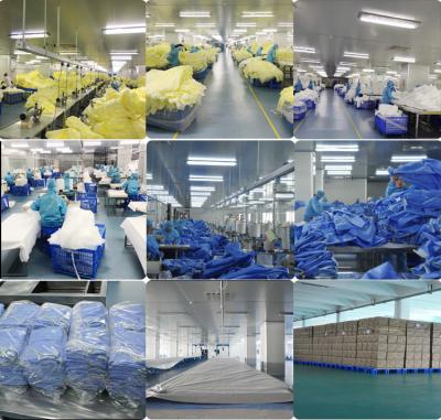 Cina Tuta eliminabile microporosa medica inodora del vestiario di protezione con il cappuccio in vendita