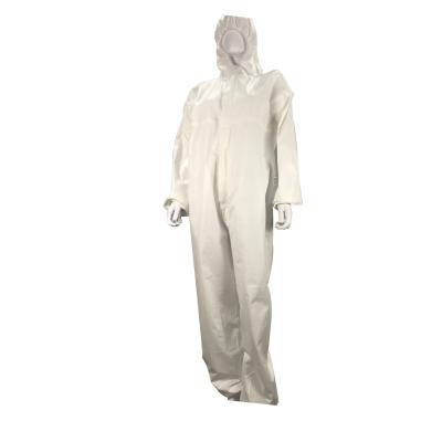 Cina tute microporose eliminabili bianche 65gsm con Hood Non Sterile in vendita