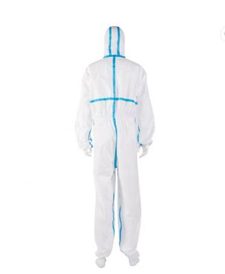Cina Tipo 5/6 vestito eliminabile medico eliminabile GB15979-2002 della tuta del vestiario di protezione in vendita