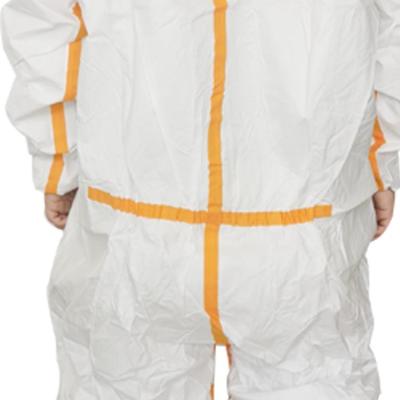 China Wegwerfnicht gesponnenes Isolierungs-Kleid EVP nicht steril mit langärmligem zu verkaufen