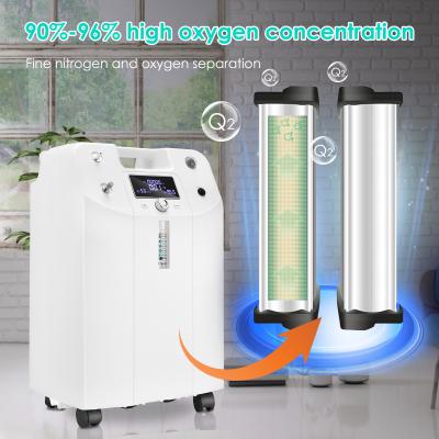 Cina elevata purezza del concentratore portatile medico dell'ossigeno di 5Liters 70KPa in vendita