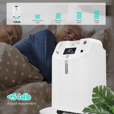 Cina elevata purezza del concentratore portatile medico dell'ossigeno di 5Liters 70KPa in vendita
