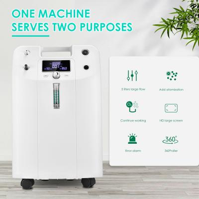 Cina elevata purezza del concentratore portatile medico dell'ossigeno di 5Liters 70KPa in vendita