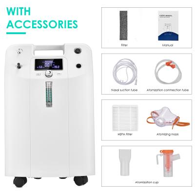 Cina elevata purezza del concentratore portatile medico dell'ossigeno di 5Liters 70KPa in vendita