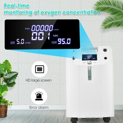 Cina elevata purezza del concentratore portatile medico dell'ossigeno di 5Liters 70KPa in vendita