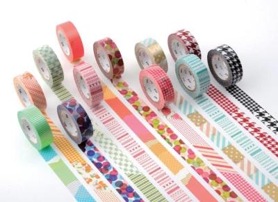 China Customized pattern Washi masking paper tape cheap washi masking tape for sale