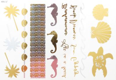 China Metallic temporary tattoo, jewelry tattoo for sale