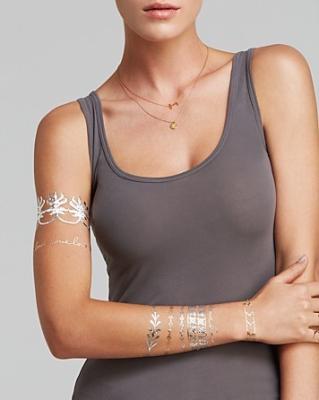 China Jewelry metallic temporary tattoo, Arm tattoo, wristbands tattoo for sale