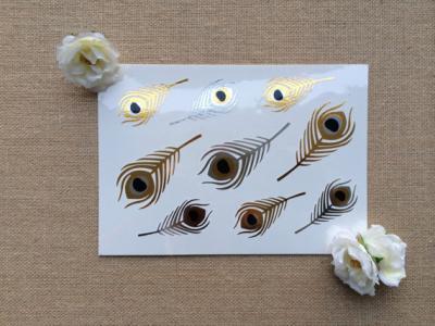 China Gold and Silver metallic tattoo for sale