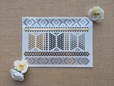 China Metallic temporary tattoo for sale