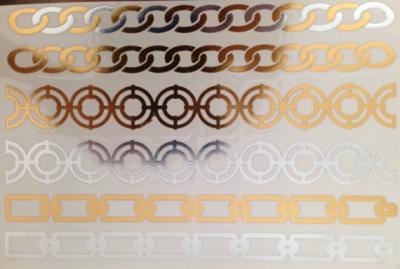 China Gold Foil Temporary Tattoos,custom gold tattoo sticker for sale