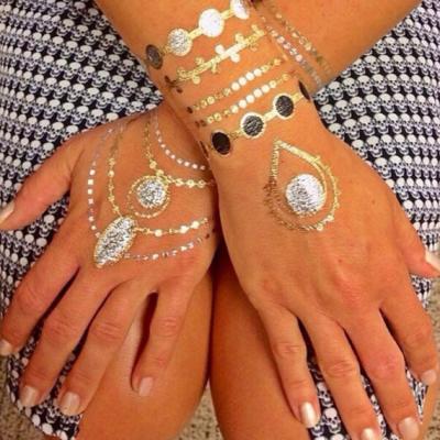 China Jewelry Metallic tattoo for sale
