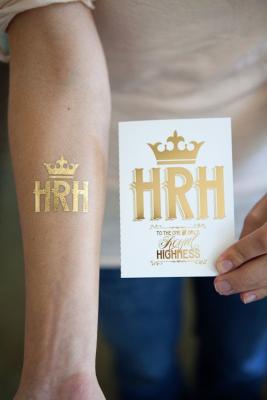 China Gold and silver metallic temporary tattoo for sale