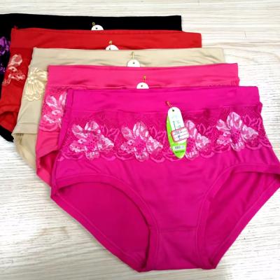 China High Quality Plus Size Panties Women Culottes De Femmes Waist Panties Breathable Underwear Panties With Cheap Price for sale