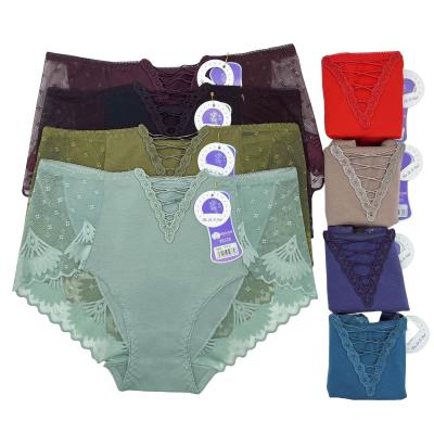 China Wholesale High Quality Women's Mid-Waist Breathable Cotton Underwear Kai Lai Si Niao Women's Briefs Underwear for Ladies for sale