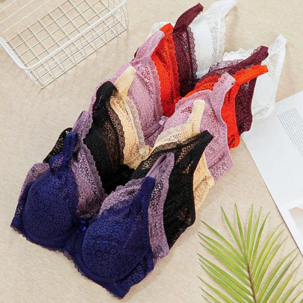 Quality Wholesale Women Bra Lace Decoration Sexy Bras Adjustable Straps High Quality for Female C/D Cup Bras for sale