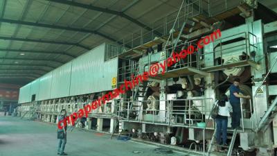 China 200TPD 4300mm trim width fourdrinier wire corrugated paper machine for sale