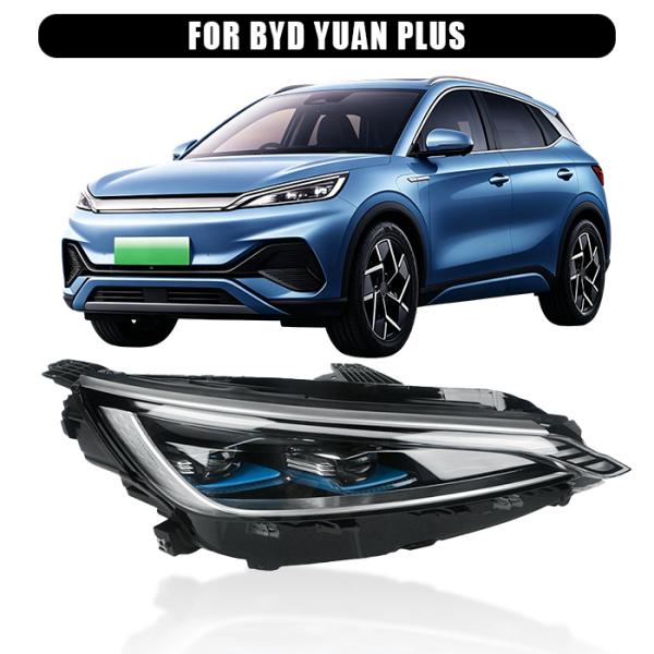 Quality LED Headlights for BYD Atto 3 Yuan Plus New Energy Blue Eyebrow Headlamps SC2E-4121010 SC2E-4121020 for sale