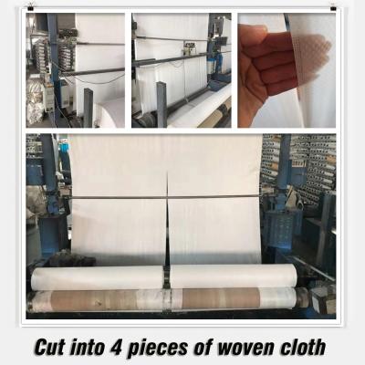 China Ultrasonic Smooth Cutting Edge PP Woven Lamination Fabric Cutter Machine for sale