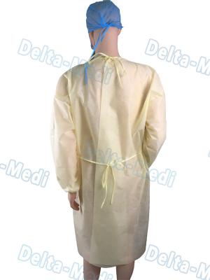 China El laboratorio disponible amarillo material de los PP viste el lazo cómodo de 2 correas de cintura encendido en venta