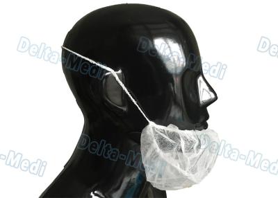 Cina Copertura chirurgica elastica bianca eliminabile della barba, rete eliminabile della barba di 10gsm pp in vendita
