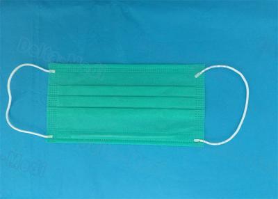 China Groene Steriele Medische Beschikbare niet Geweven Eco Vriendschappelijke 17.5x9.5cm van het Gezichtsmasker Te koop