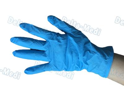 Cina Guanti medici eliminabili inoffensivi, guanti blu dell'esame del vinile di colore con bella sensazione in vendita