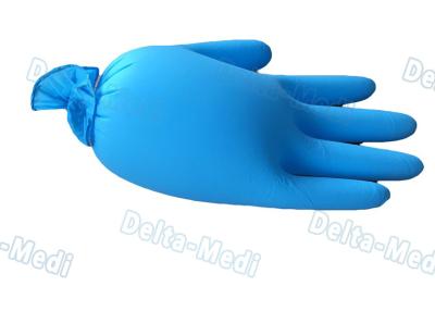 Cina Guanti medici eliminabili inoffensivi, guanti blu dell'esame del vinile di colore con bella sensazione in vendita