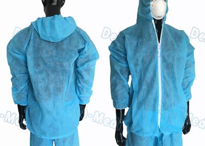 Cina Microporous SF Disposable Protective Clothing 40g-70g Elastic Cuff in vendita