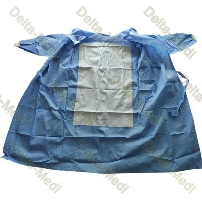 China SMS 45g versterkte Beschikbare Medische Kleding met Handhanddoek en Omslag Te koop