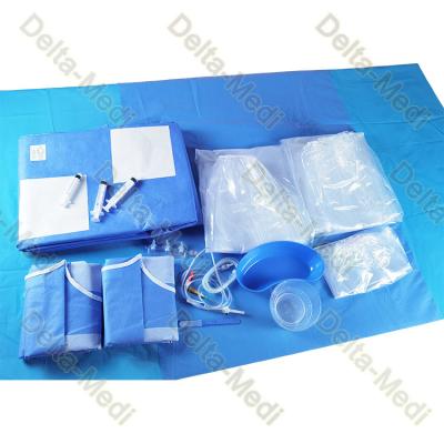 China Steriel Beschikbaar Angiografiepak Angio Kit Angiography Drape Pack Te koop