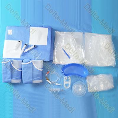 China Steriel Beschikbaar Angiografiepak Angio Kit Angiography Drape Pack Te koop