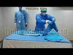 Pediatric Disposable Surgical Pack 40g - 60g ETO/ NO ETO Hospital