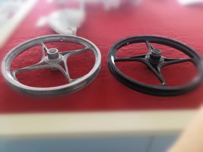 China die casting black magnesium alloy baby bicycle wheels made as clients' request by china professional manufacturer for sale
