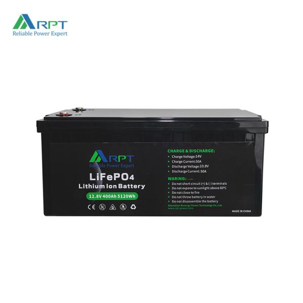 Quality 12.8V 400Ah LiFePO4 Lead Acid Replacement 8000 Cycles Lithium Camper Battery for sale