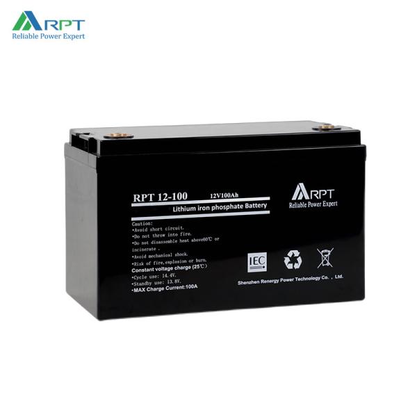 Quality 1280Wh Lead Acid Battery Solar Storage 100ah 12v Lifepo4 Lithium Battery for sale