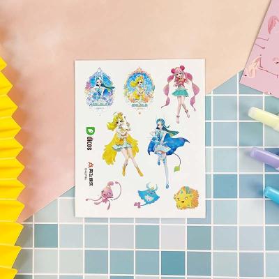 China Etiquetas bonitos do personagem de banda desenhada das etiquetas 128gram de Silkprint DIY para o divertimento das meninas à venda