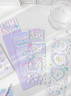 中国 50枚のシートの漫画のステッカー シートのパック、ビジネス使用のための滑らかな表面 販売のため