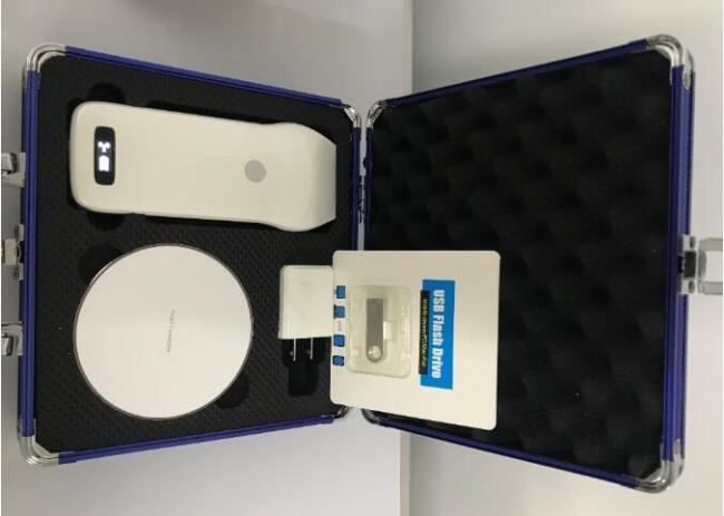 Handheld Color Doppler Wirless Ultrasound Probe With Built - In Lithium Battery 7.5-10MHz Freqency 46mm Length 3
