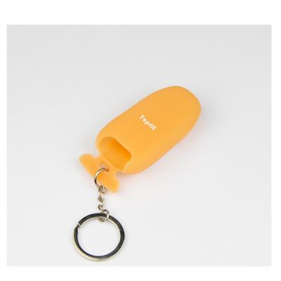 China Topfit high quality silicone car fobpocket for Tesla(light orange) for sale