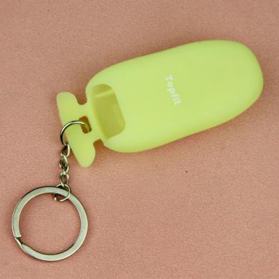 China Topfit high quality silicone car fobpocket for Tesla(Yellow) for sale
