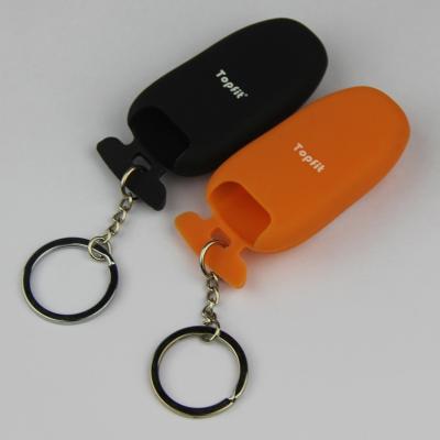 China Topfit Silicone Key Cover for the Tesla Model S P85d( Black, orange, 2 of Set) for sale