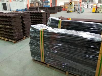 China Hot Sale Roman Type Light Weight But Strong Stone Coated Metal Roofing Tile/Galvanized sheet steel, natural stone chips for sale