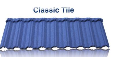 China Stone Coated  Roof Tile In Philpines / Lightweight Metal Roof Tiles Building Material for sale