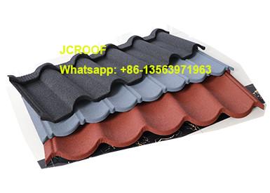 China Corrugated Metal Roofing Sheets Fashionable Coffee Brown Bond / Classic for sale