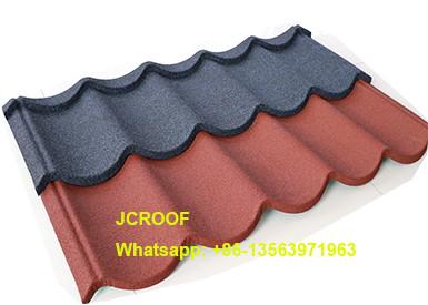 China Wind Resistance Pure Corrugated Metal Roofing Sheets Wine Shingle With 30 Years Warranty for sale