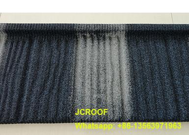 China Brown Color Stone Coated Steel Roof Tiles For Roofing Of Villas / Townhouse for sale