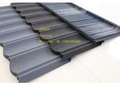 China Stone Coated Metal Roof Tile / Metal Roofing Shingles Building Material ISO9001 for sale