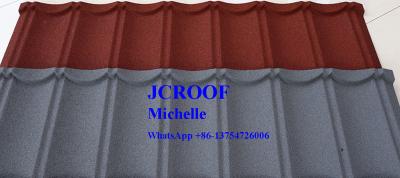 China Colorful Stone Coated Metal Roofing Tiles , Stone Coated Roofing Sheet for sale