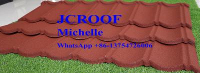 China Customized Stone coated steel roofing  tiles light weight materials for sale